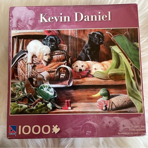 Sure-Lox | Games | Sealed Kevin Daniel Puzzle Pupped Out Labrador ...
